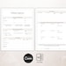 Employment Application Form, Editable in CANVA and MS Word, Forms for ...