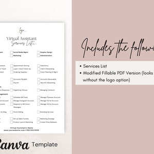 Virtual Assistant Client Intake Form, VA Client Questionnaire, Editable ...