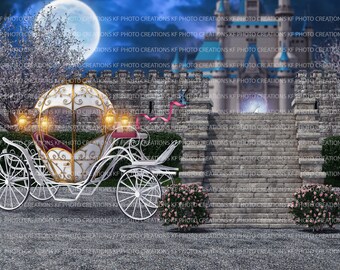 Castle Digital Background - Etsy