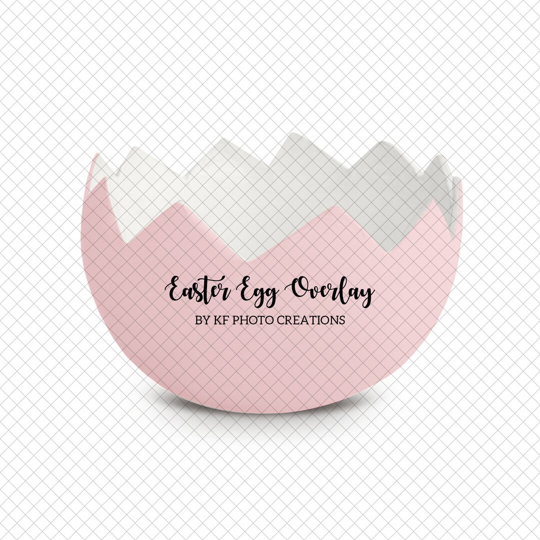 Digital Pink Easter Egg Prop PNG Overlay - Etsy
