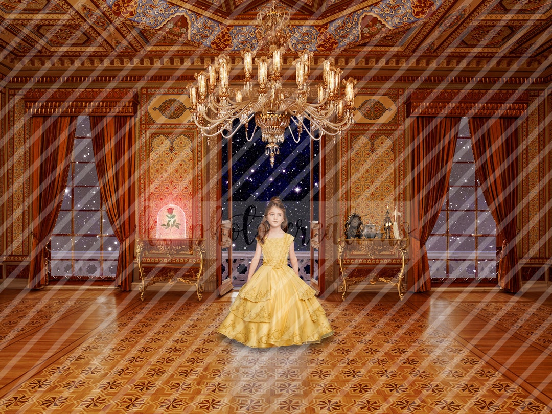 Belle of the Ballroom Digital Backdrop, Belle of the Ballroom Digital ...