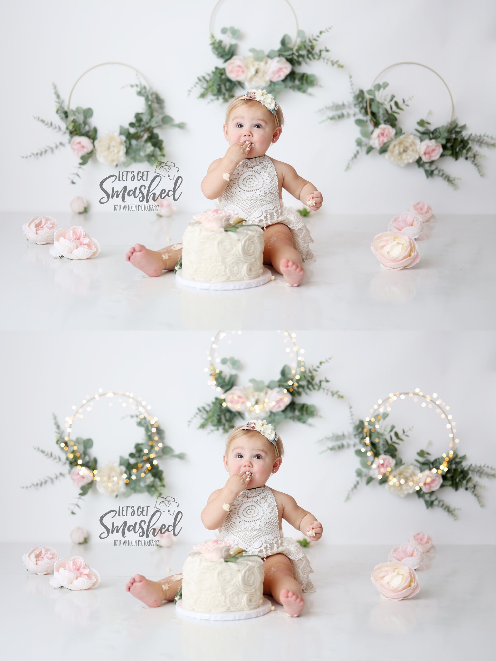 Realistic Twinkle Light Overlays for Photographers, Cake Smash Twinkle ...