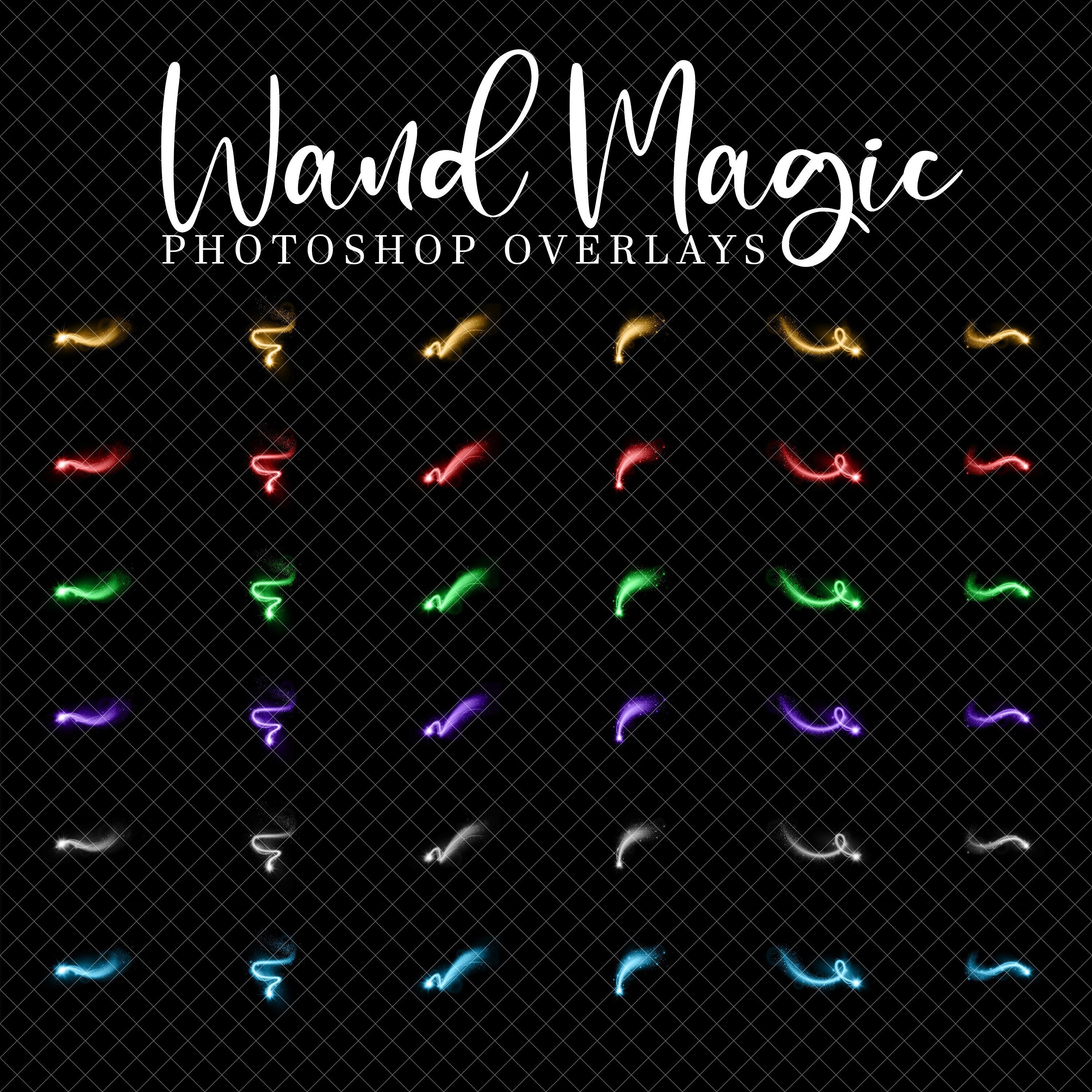 Wand Magic Photoshop Overlays - Etsy