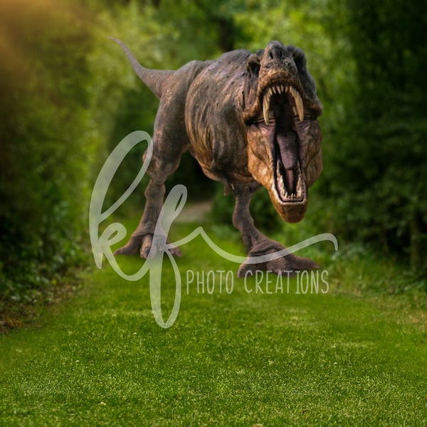 Dinosaur Backdrop - Etsy