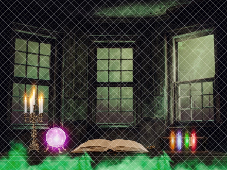Witch Lair Digital Background - Etsy