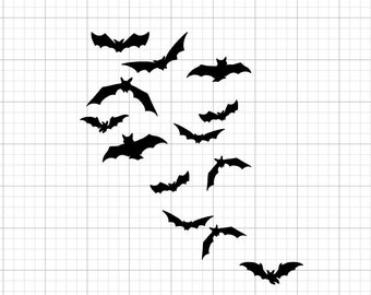Bats Decal - Etsy
