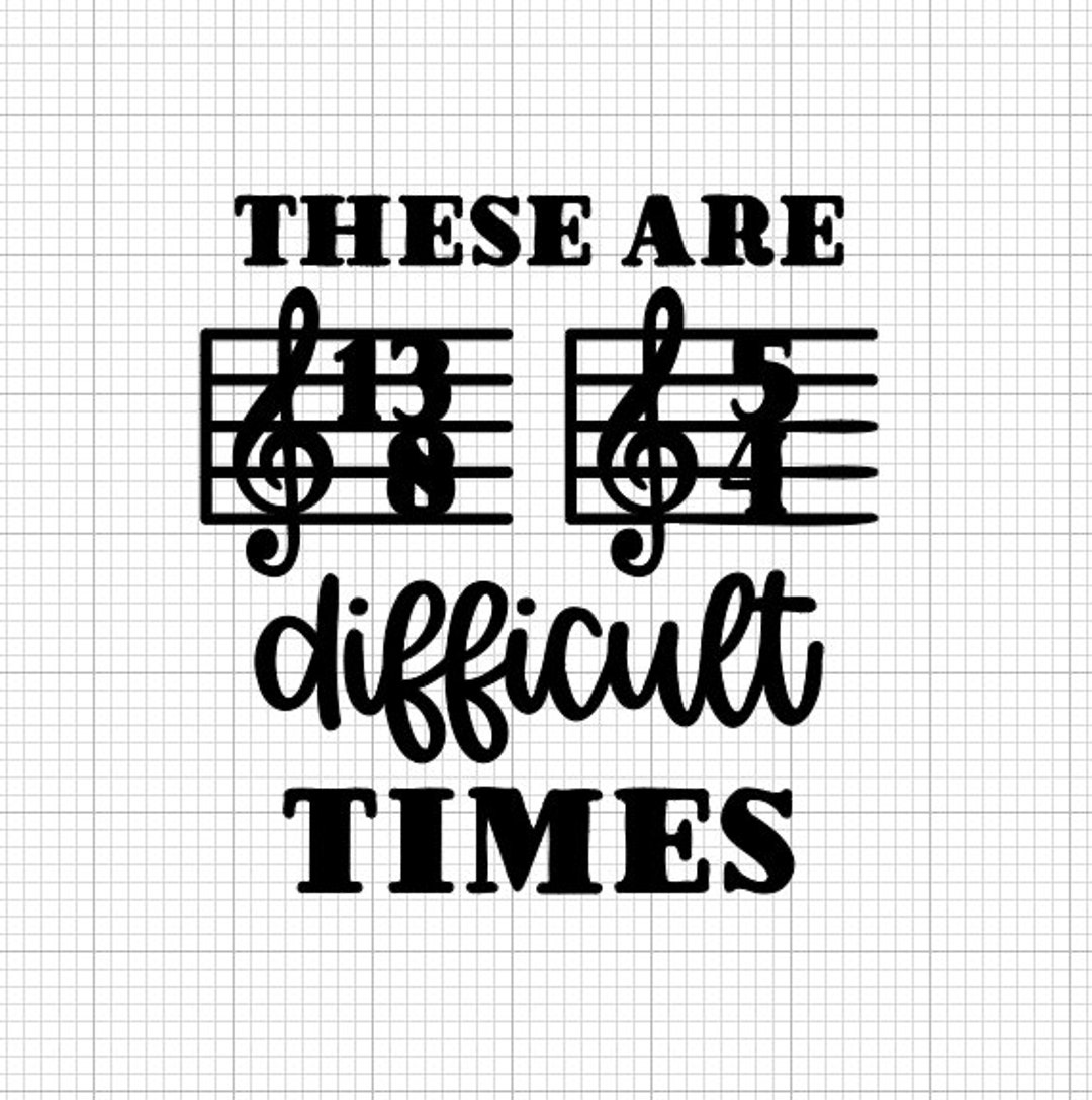 These Are Difficult Times Vinyl Decal Car Mailbox Office - Etsy