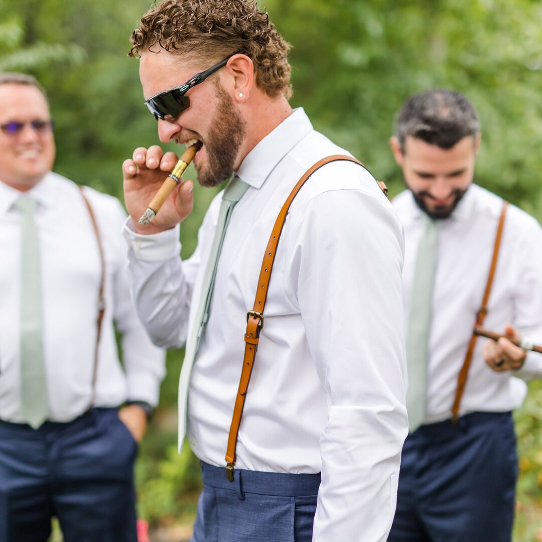 Wedding Suspenders - Suspenders - Men's Suspenders - Groomsmen ...