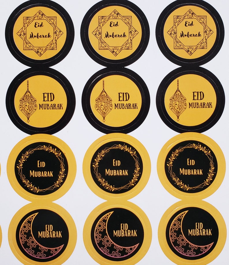 20 Eid Stickers 20 Ramadan Stickers Eid Party Supplies Eid - Etsy Canada