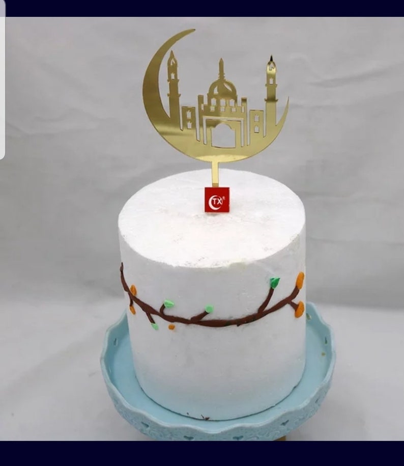 Eid Cake Topper Eid Mubarak Cake Topper Reusable Eid Cake - Etsy