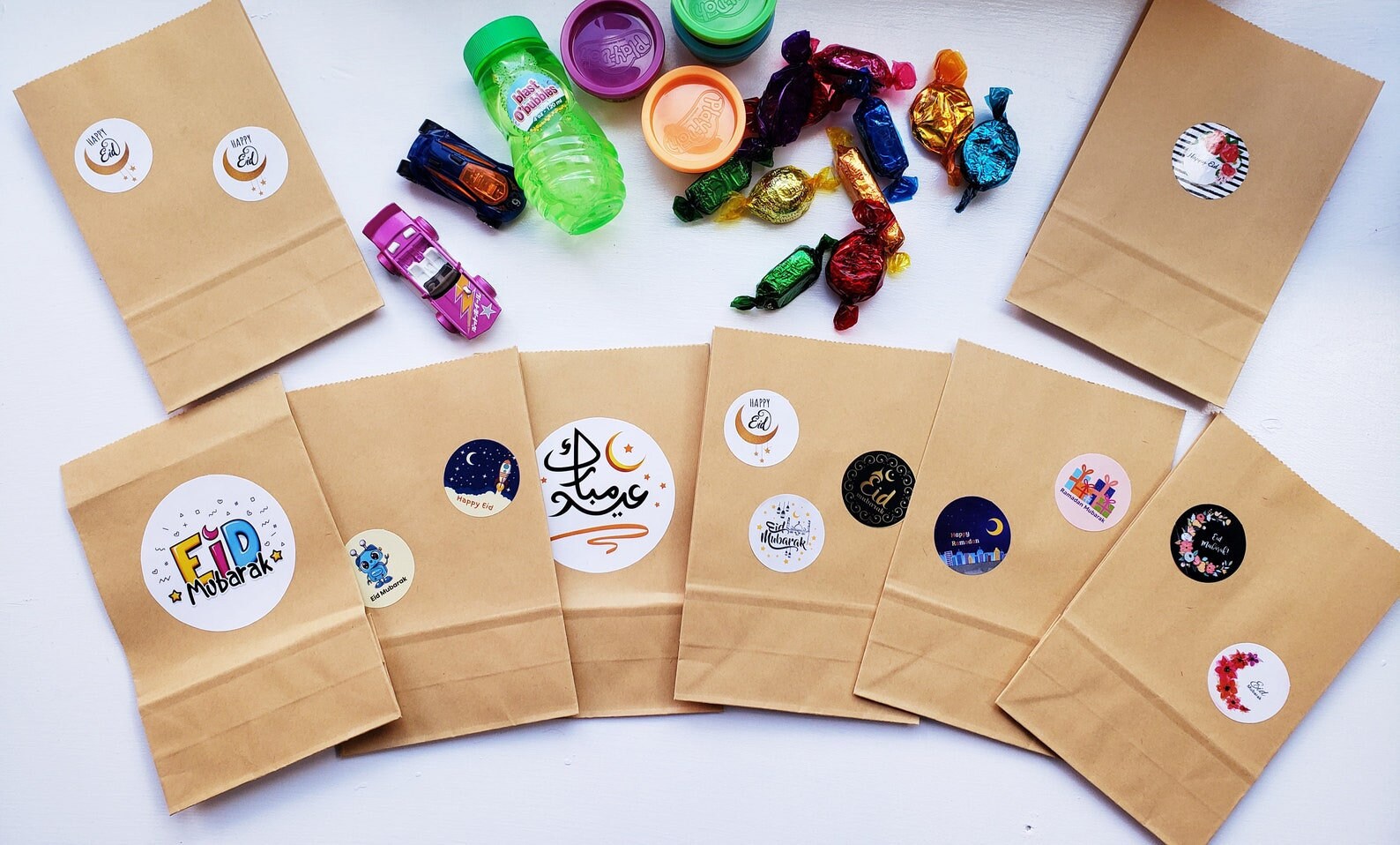 20 Eid Stickers 20 Ramadan Stickers Eid Party Supplies Eid - Etsy Canada