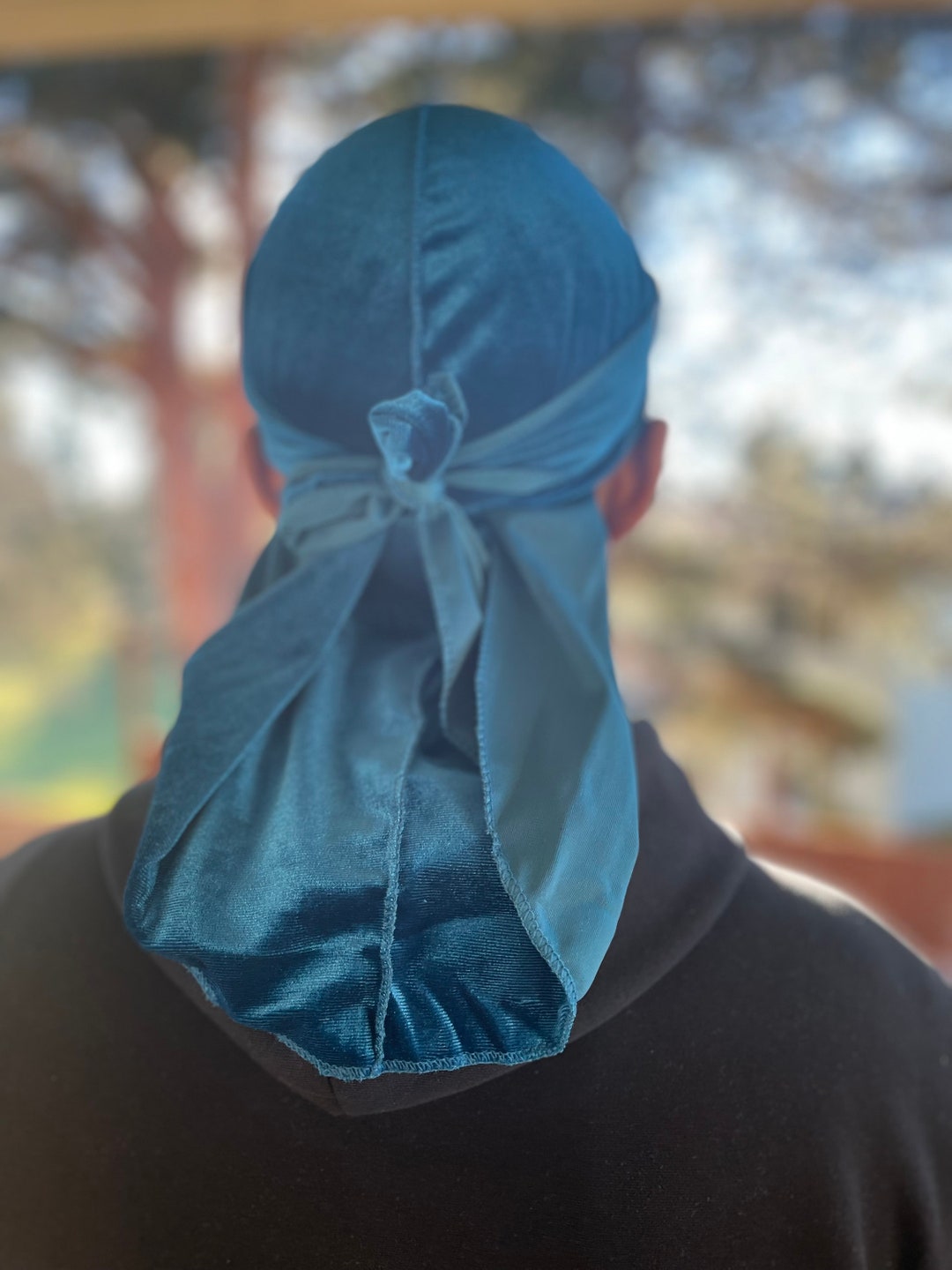 Velvet Blue Durags 360 Waves - Etsy