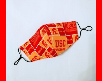 Usc Face Mask - Etsy