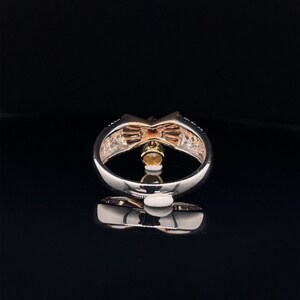 18k Gold Cluster Multi-stone Diamond Wedding Ring/over Time Engagement ...