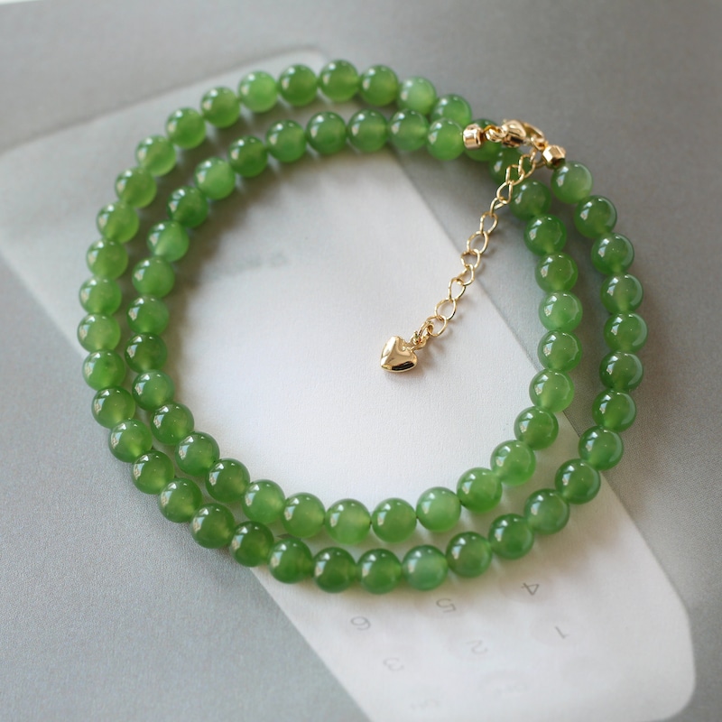 Nephrite Jade Beads - Etsy
