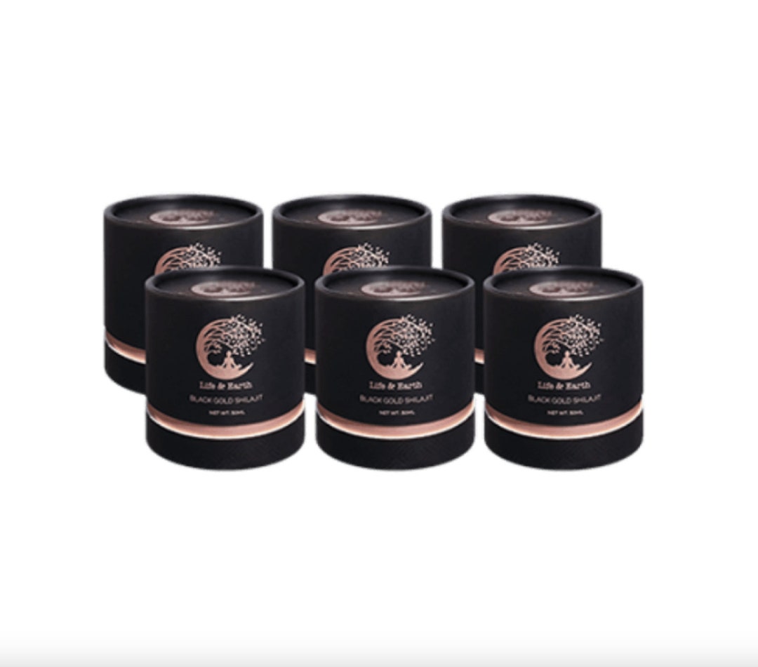 6 Jars Black Gold Shilajit – Pure Altai Mumijo Resin (25 Gram) - Etsy