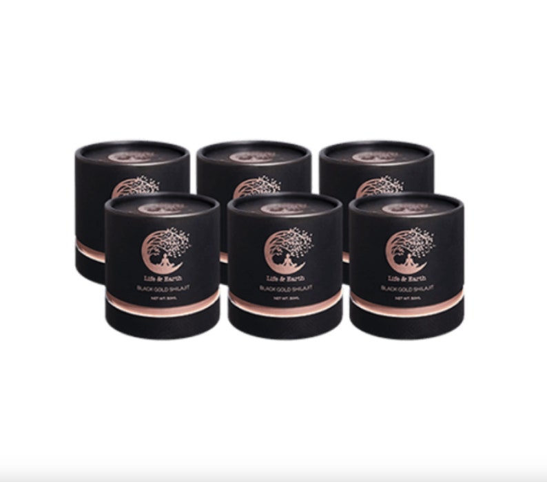 6 Jars Black Gold Shilajit – Pure Altai Mumijo Resin (25 Gram) - Etsy