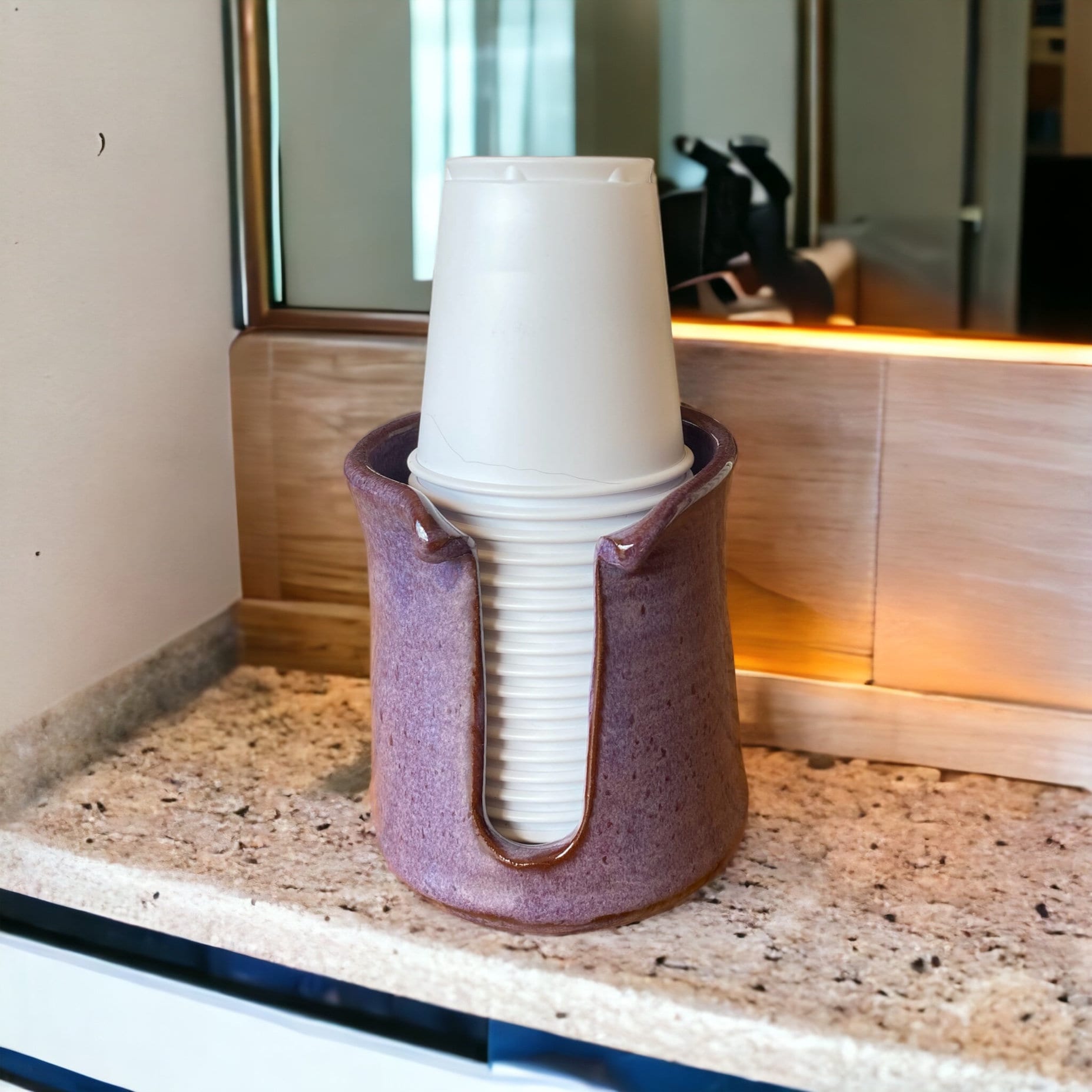 3 Ounce Merlot Dixie Cup Holder 3 Ounce Solo Cup Holder Cup Dispenser ...