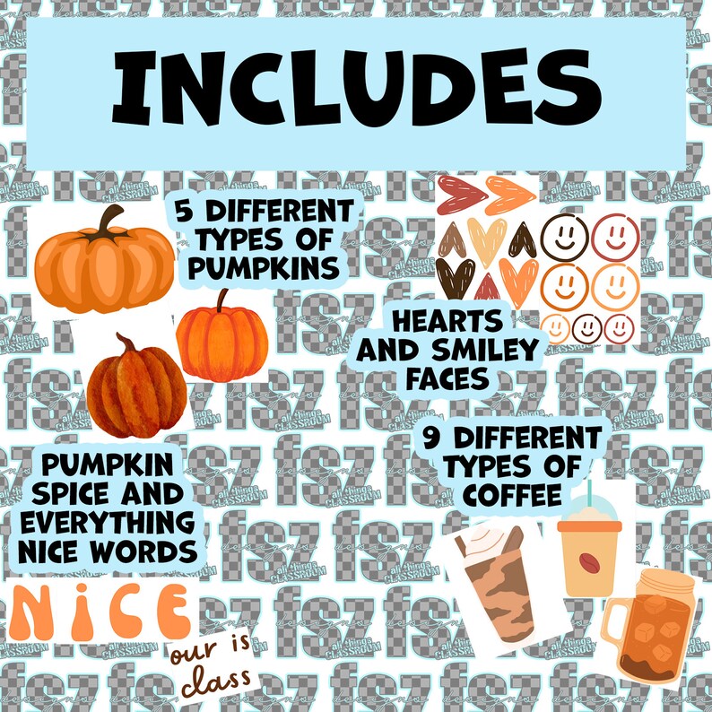 Our Class is Pumpkin Spice and Everything Nice Fall Coffee Themed ...