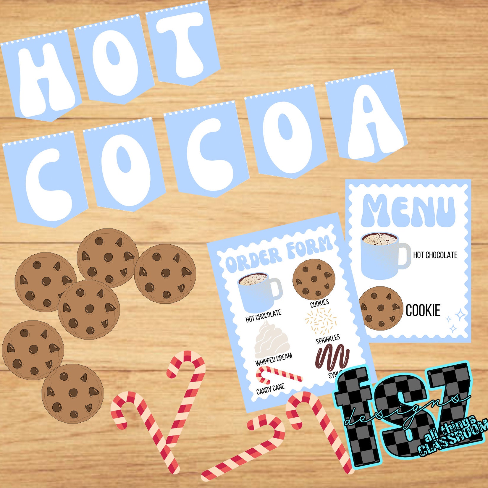 Hot Chocolate Stand Dramatic Play Printables Hot Cocoa Stand - Etsy