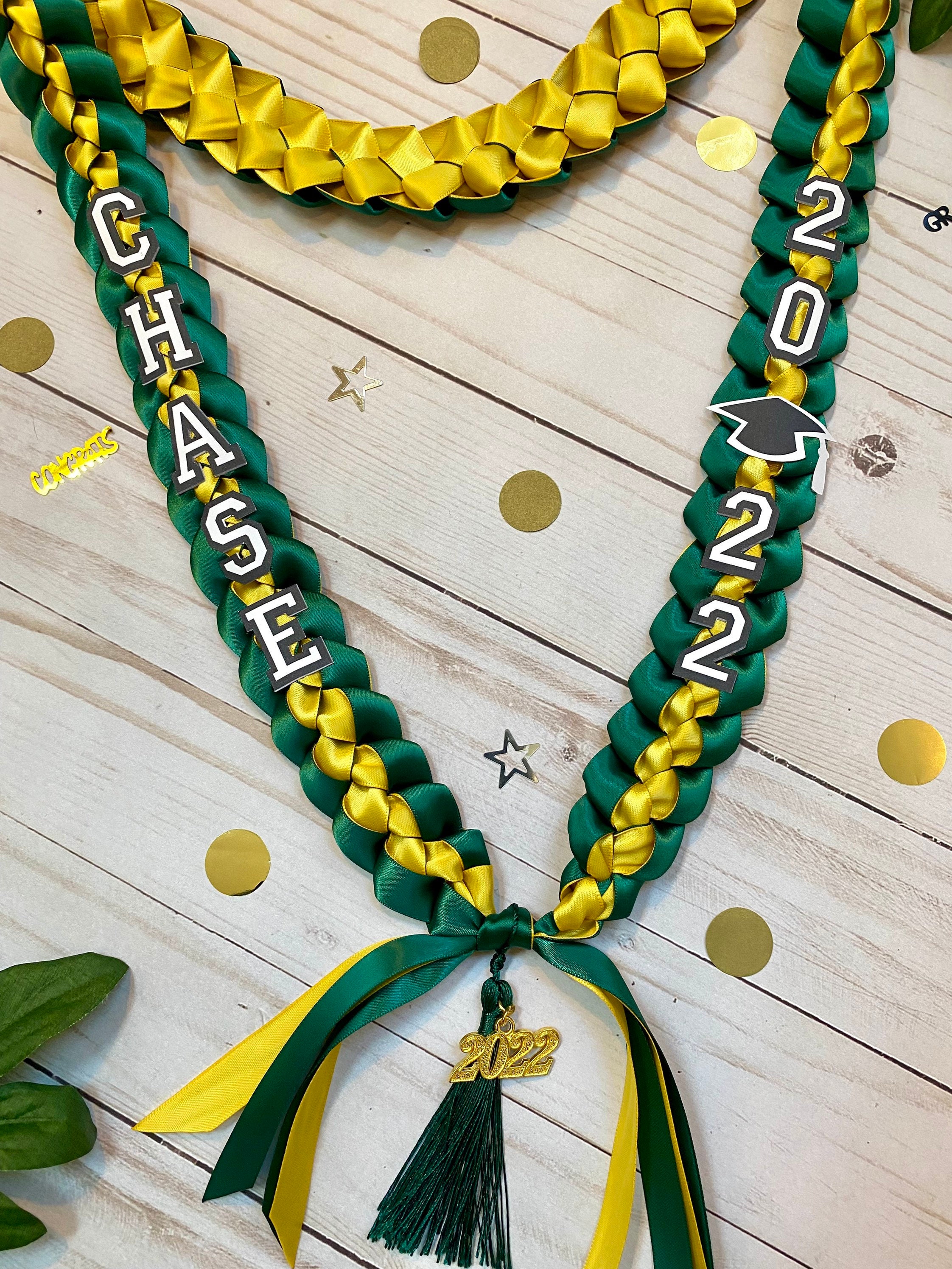 ELEMENTARY MIDDLE SCHOOL Graduation Lei 2022 Ribbon | Etsy