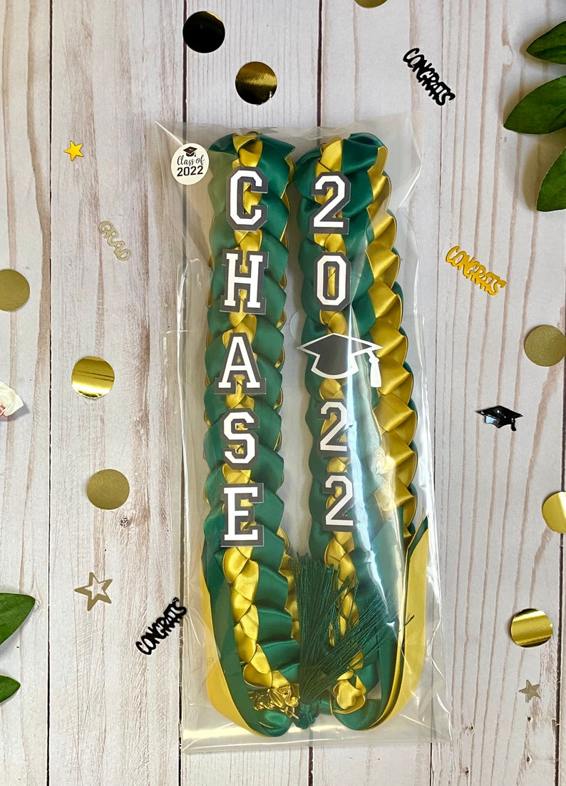 ELEMENTARY MIDDLE SCHOOL Graduation Lei 2022 Ribbon - Etsy