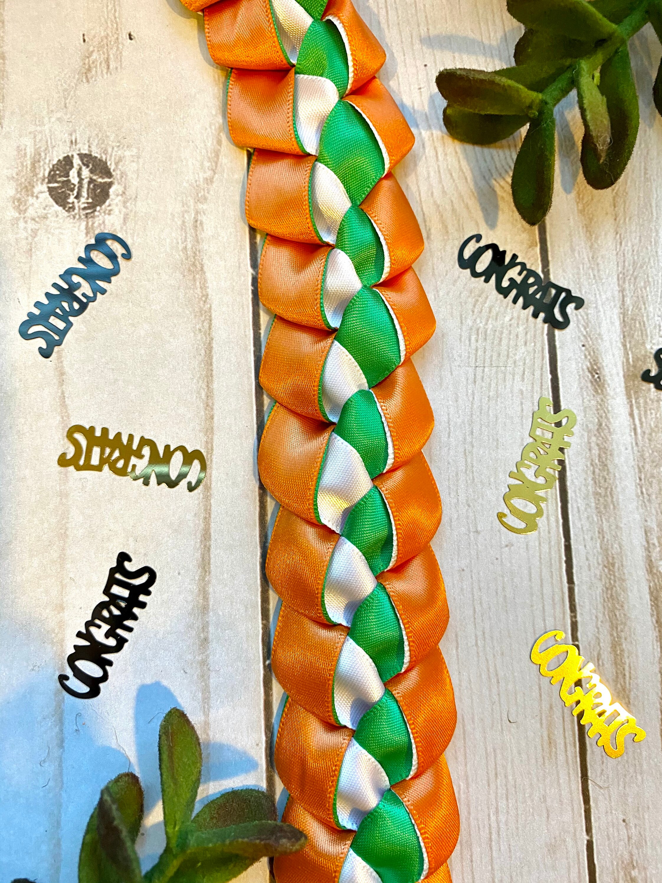 ELEMENTARY MIDDLE SCHOOL Graduation Lei 2021 Ribbon | Etsy