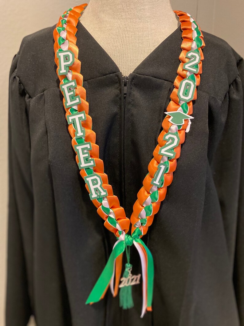 ELEMENTARY MIDDLE SCHOOL Graduation Lei 2022 Ribbon - Etsy