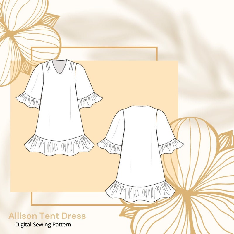 Tent Dress Pattern - Etsy
