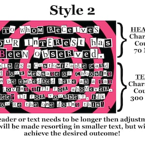 Valentine Edition Customized Calling Card Persona 5 [modernized] - Etsy