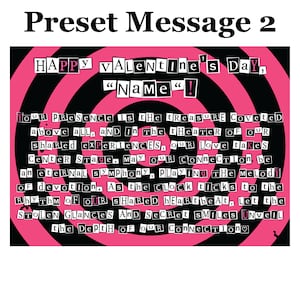 Valentine Edition Customized Calling Card Persona 5 [modernized] - Etsy