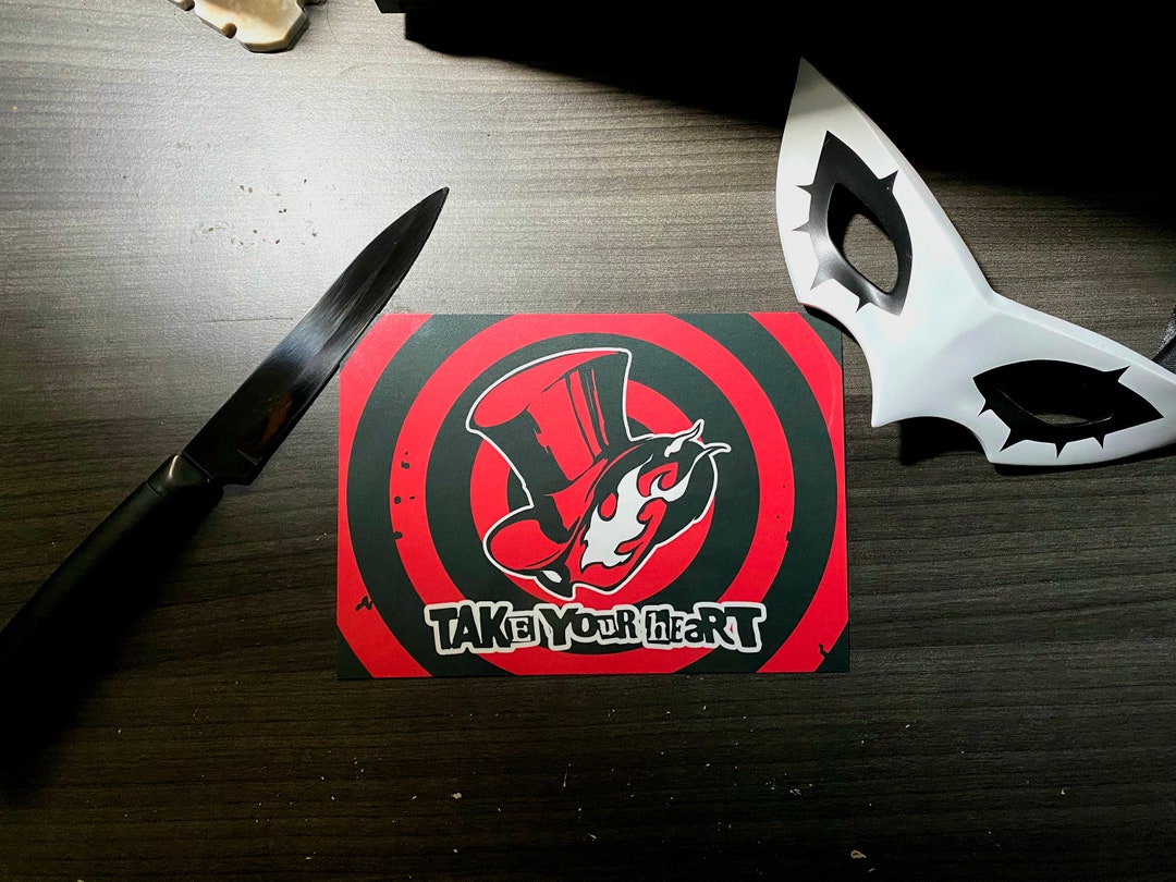Persona 5 Calling Card [one-sided Card] - Etsy