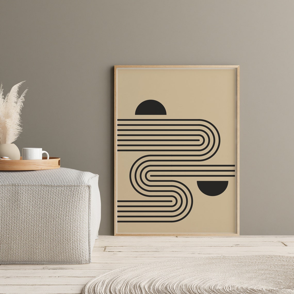 Modern Retro Art Print Set Vintage Posters 70s Art Prints - Etsy