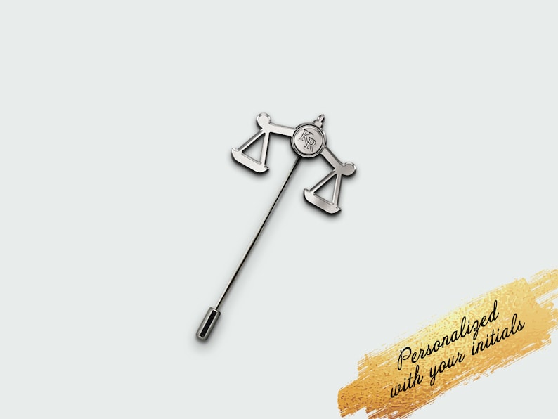 Gift for Lawyer, Law Lapel Pin Silver 925, Law Grad Gift, Attorney ...