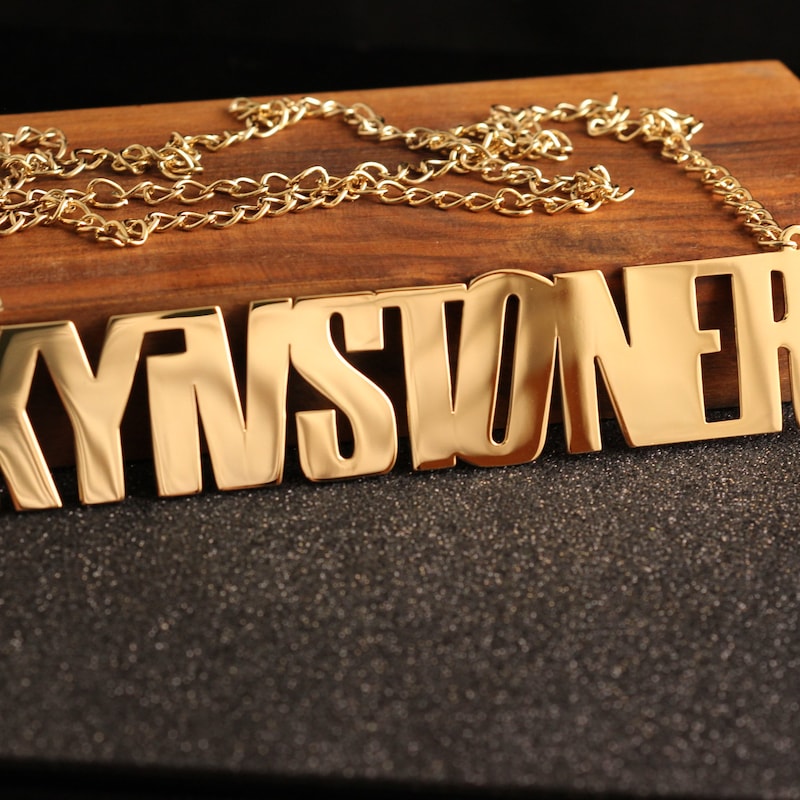 Big Hip Hop Necklace - Etsy