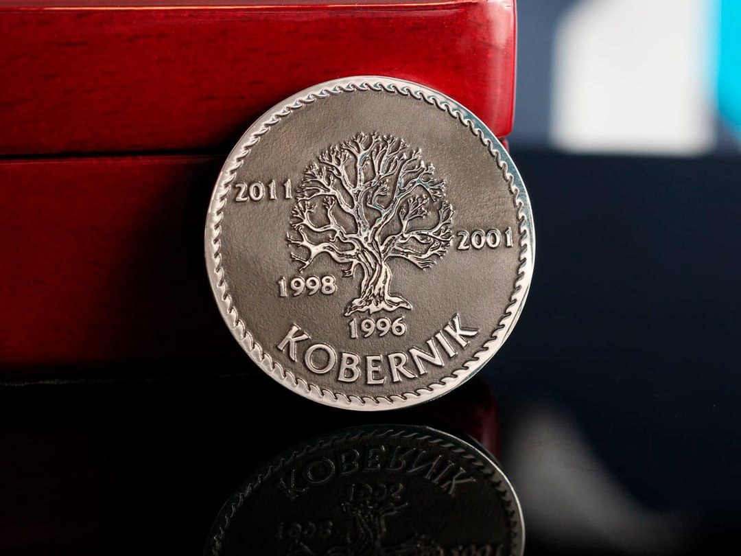 Personalized Coin, Custom Coin, 925 Sterling Silver, Logo Gift, Gift ...