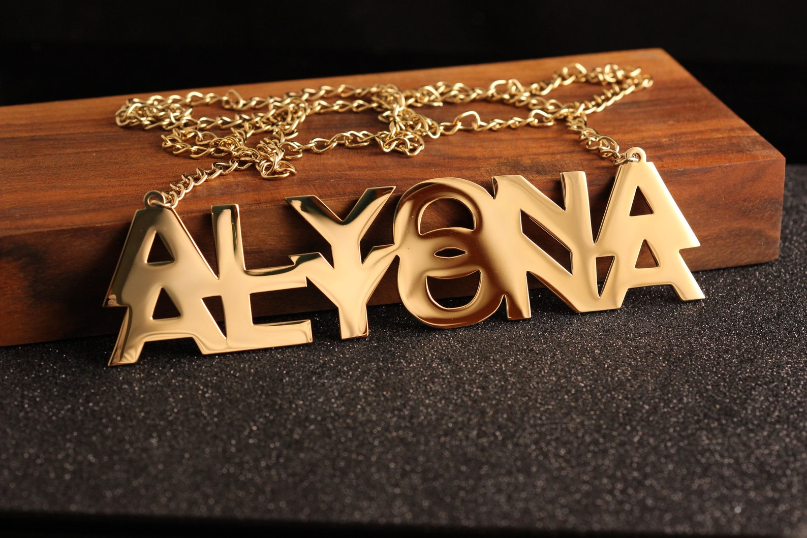 Personalized Large Custom Names Chain Necklace Hip Hop - Etsy