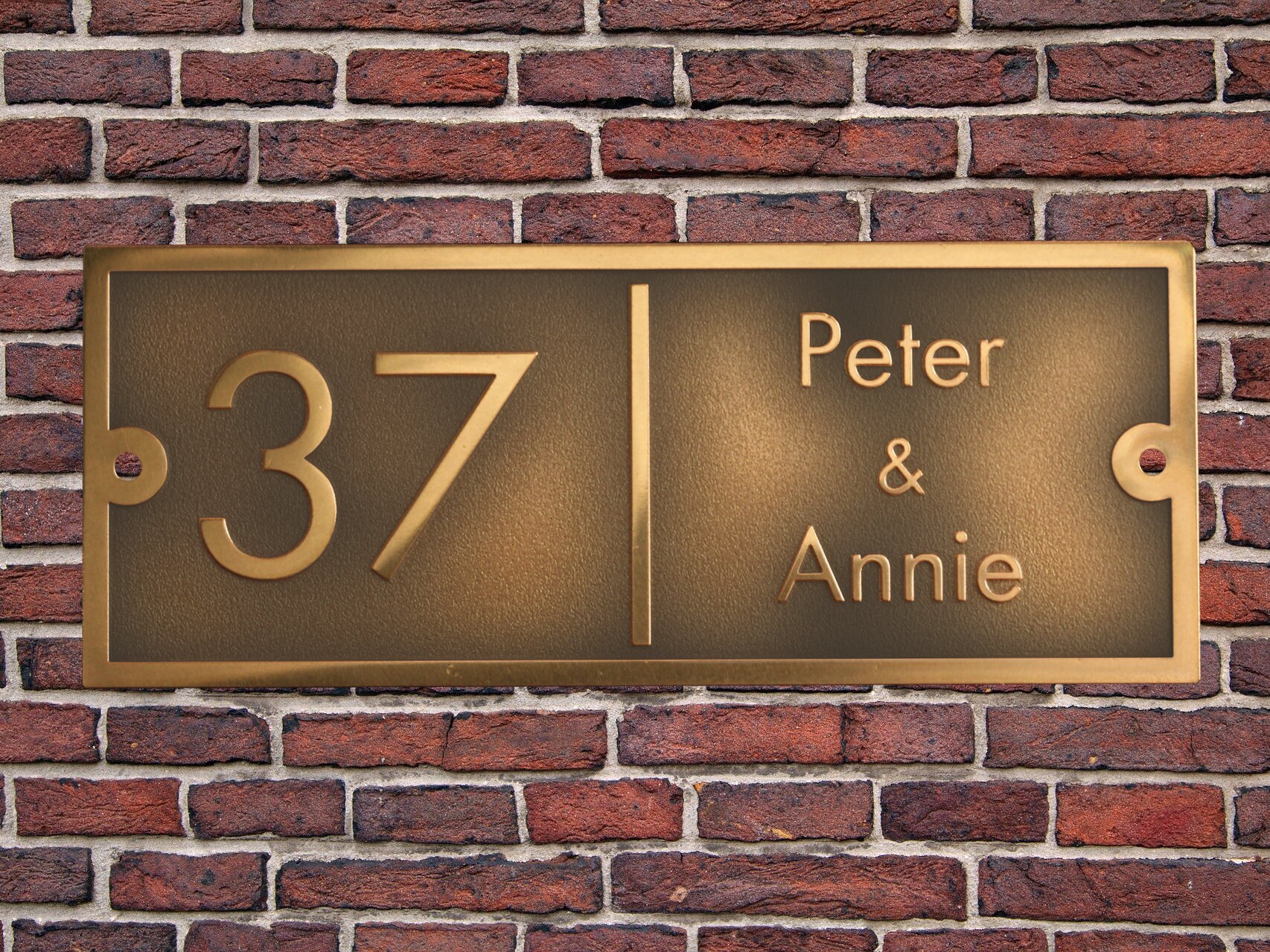 Custom Address Sign Custom Number Sign Personalized Name | Etsy