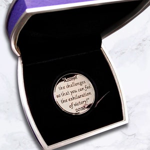 Silver Compass Coin Custom Personalized Man Gift Coin Custom 925 ...