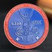 Blue With Red Design Commemorative Gift Coin Personalized - Etsy