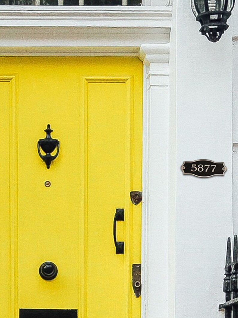 Custom Address Sign Custom Number Sign Personalized Name | Etsy