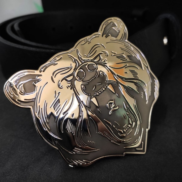 Bear Belt Buckle - Etsy