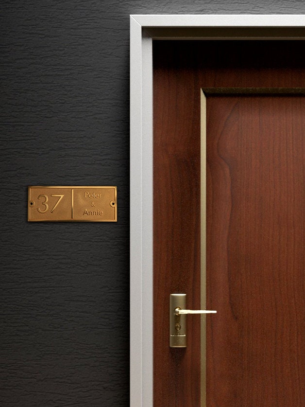 Custom Address Sign Custom Number Sign Personalized Name | Etsy