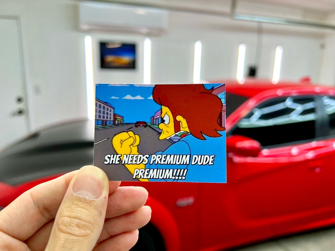 She Needs Premium Dude Sticker - Etsy