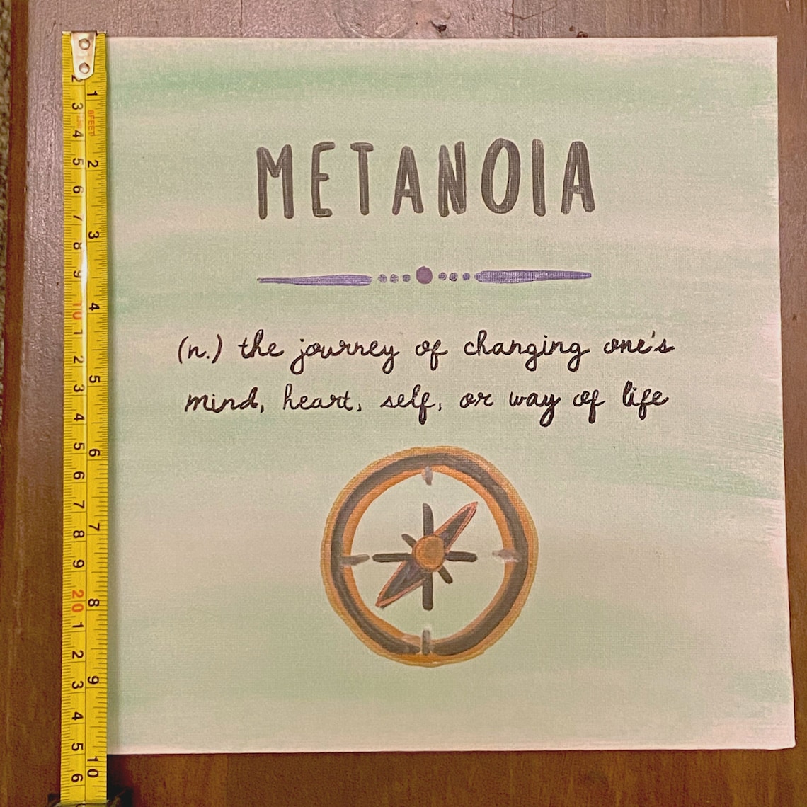 Unique Vocabulary: Metanoia Definition Dictionary Art Hand - Etsy Canada