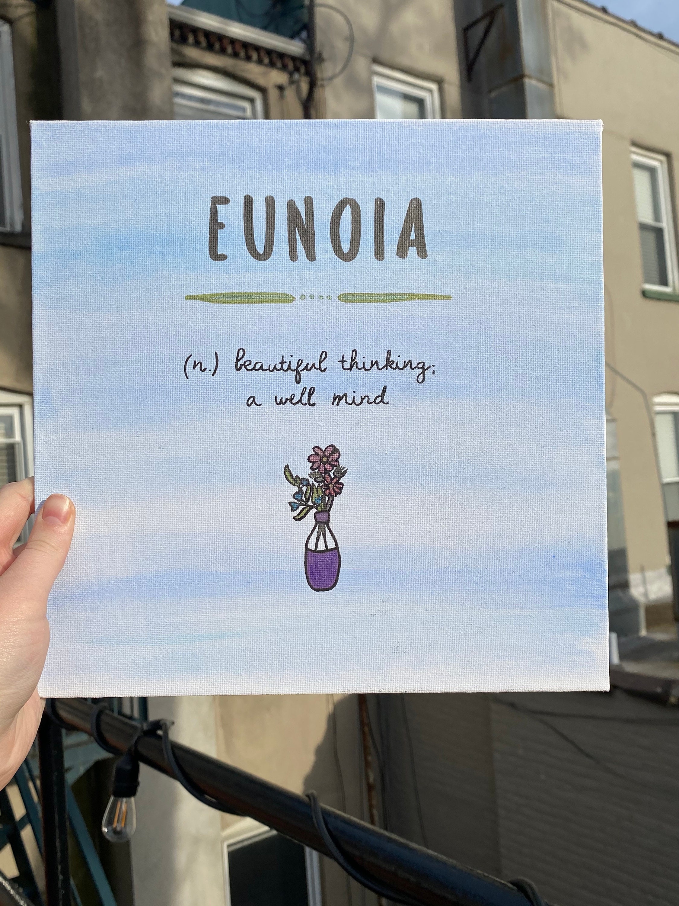 Dictionary Definition : Eunoia and Creativity Hand Made Calligraphy ...