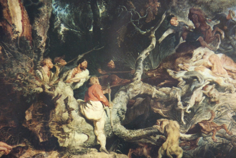 The Wild Boar Hunt by Peter Paul Rubens - Etsy