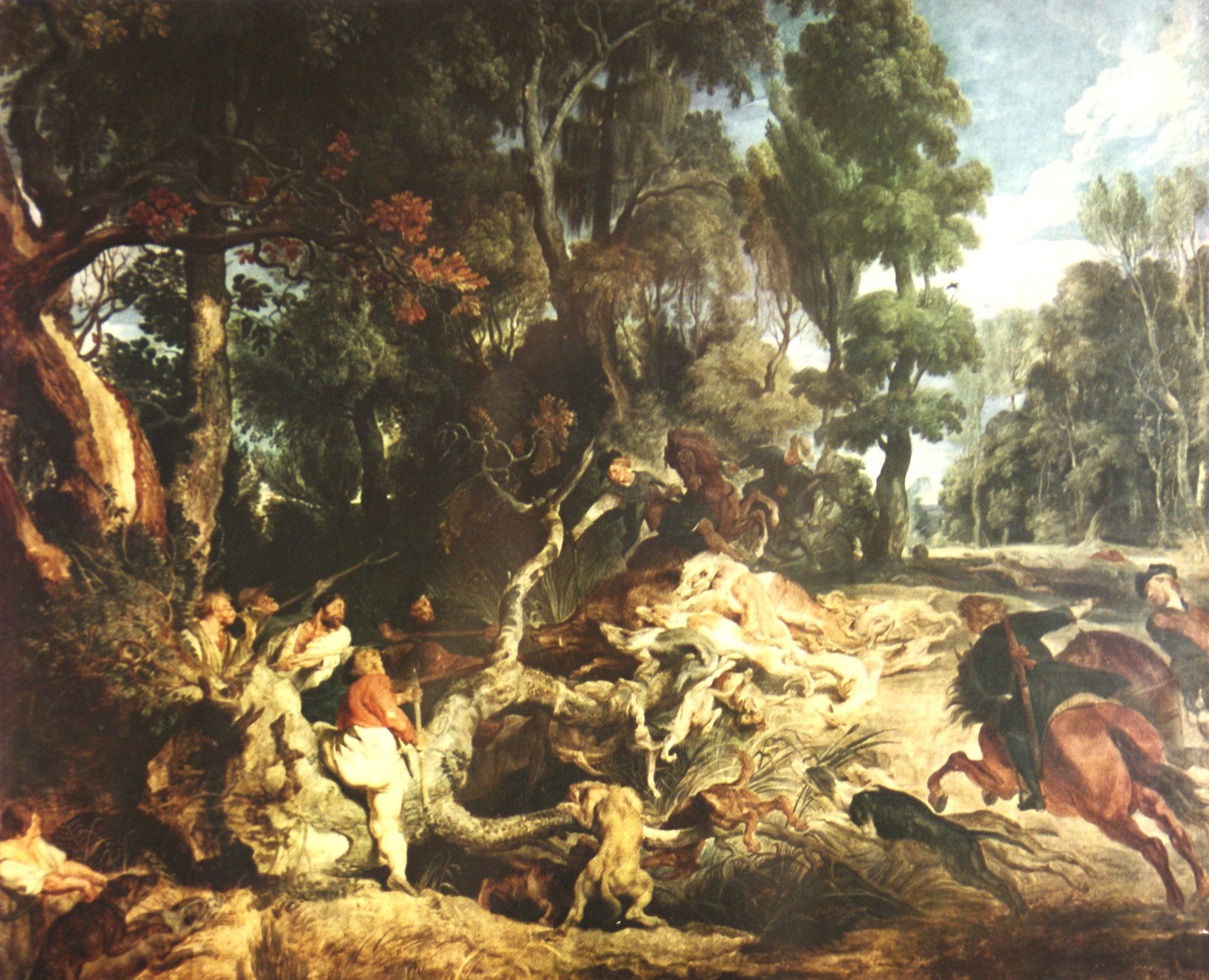 The Wild Boar Hunt by Peter Paul Rubens - Etsy