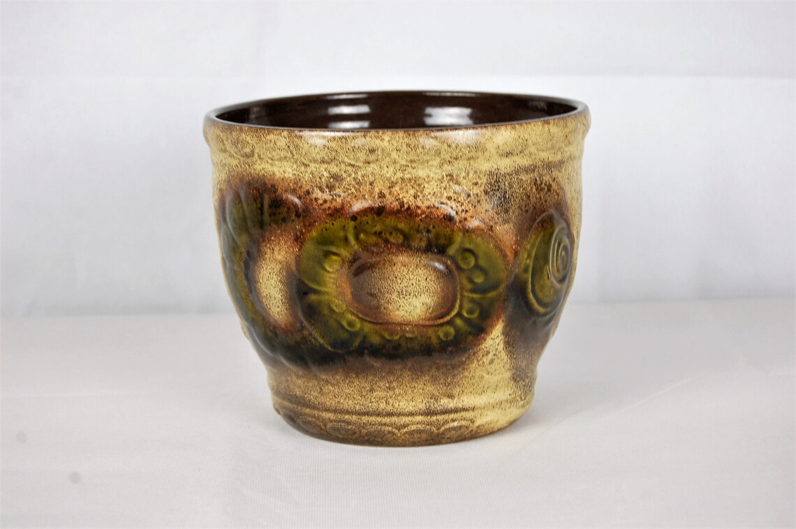 Ceramic Flower Pots W. Germany - Etsy