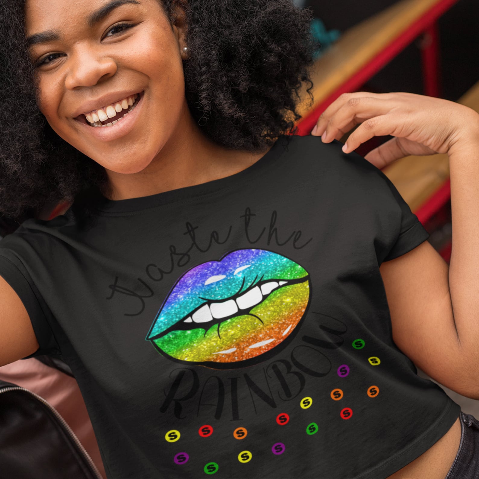 Taste the Rainbow Svg Taste the Rainbow Png Black Owned - Etsy